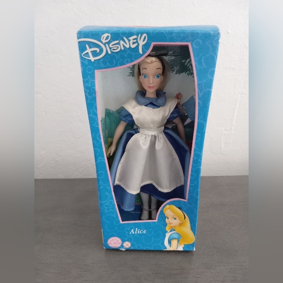 Disney | Toys | Disney Applause Alice Vinyl Doll 8 New | Poshmark